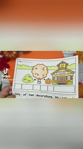 Halloween Sight Word Sentence Writing Activities for Literacy Centers