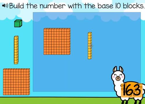BOOM Cards ™ Build Base 10 Blocks to 500 by SPED is Calling | TPT