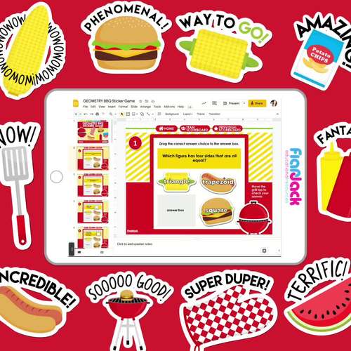 3rd Grade Geometry Math Review Game | Easel Google Slides PowerPoint ...