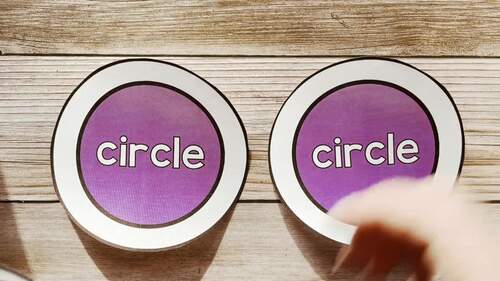 Easy-to-Prep Shape Matching Activity-Preschool, Kindergarten, Special ...