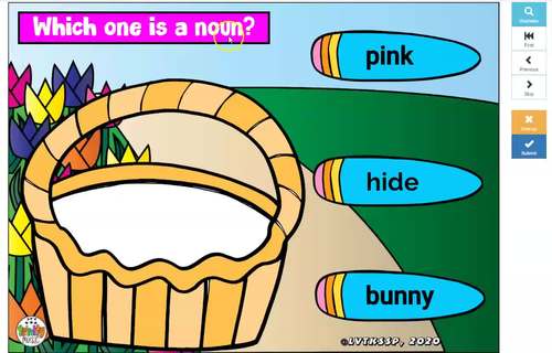 Feed the Bunny - Nouns, Verbs, Adjectives & Adverbs |Distance Learning ...