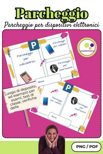 Italian: Parking space for electronic devices by Lernfitness | TPT