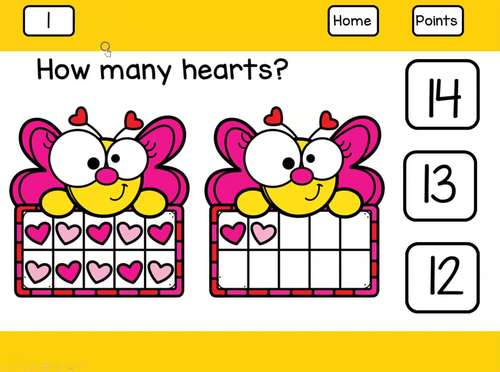 Valentine Love Bugs Teen Numbers with Ten Frames and Dice for Google ...