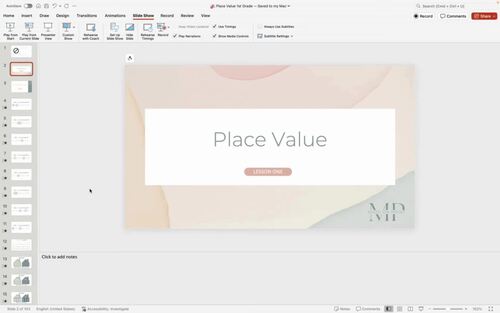 Place Value Powerpoint | 5 Lessons | 1st Grade by Math on Point