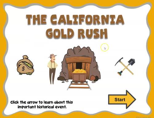 Gold Rush Activity Scavenger Hunts Bundle by CarolJ Creations | TPT