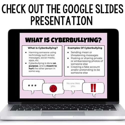 Cyberbullying Lesson With Google Presentation For Bullying Prevention
