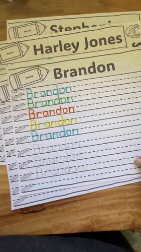 Name Tracing Worksheets | Autofill Editable writing practice | Handwriting