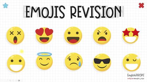 Emojis Revision PowerPoint/Beginning & End of the Year Activities ...