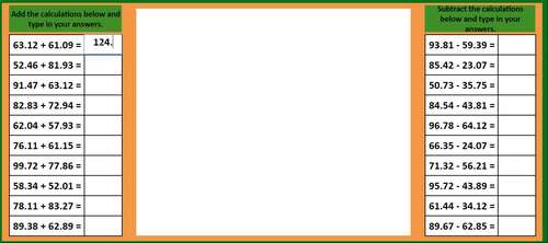 Mystery Digital Pixel Art NO PREP - St. Pat Cow Decimal Addition and ...