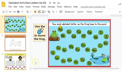 Digital Alphabet Activities Bundle - Google & Seesaw premade alphabet ...