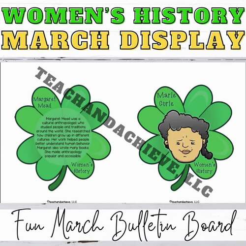 Women's History Month Bulletin Board Women in STEM March Door Decor ...