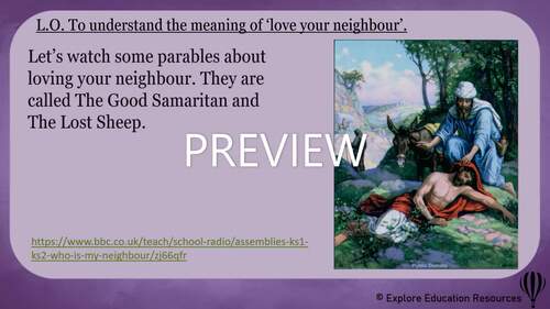 LOVE THY NEIGHBOUR RE Unit - 4 Lesson Plans, PowerPoints, Worksheet