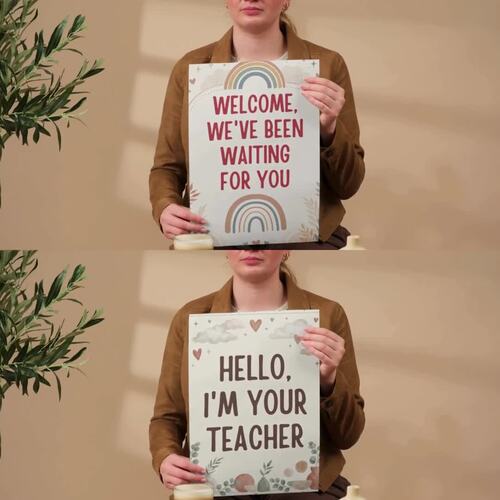 Editable Welcome Posters | Boho Rainbow Classroom Decor | 35+ Printable ...