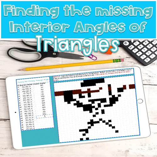 Interior Angles of Triangles | Distance Learning | Pixel Art | Google App