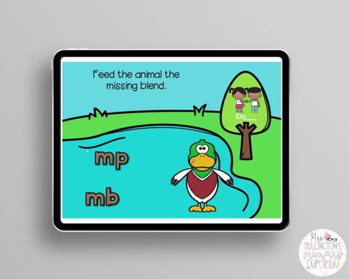 Final Blends Phonics Activity M Blends Boom Cards | TPT