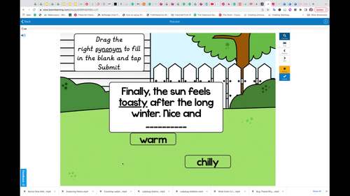 Earth Day -- Choose a Synonym and Build Mr Earth BOOM Cards | TPT