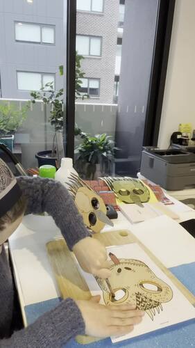 Book Week 2023 Australian Animal Mask Lizard by Ms Alami's Classroom