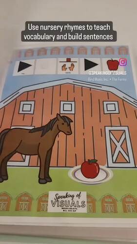 Adaptive and Interactive Storybook - The Farmer in the Dell (Boardmaker)