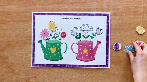 Spring Busy Book, Toddler Busy Book Printable, Quiet Book Pdf, Spring ...