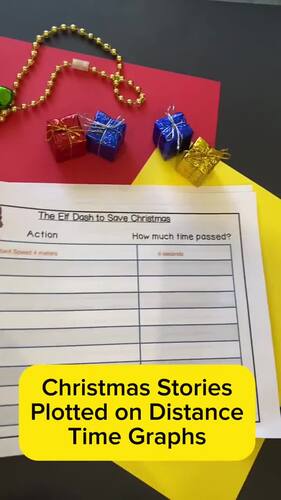 CHRISTMAS STORIES Plotting Motion DISTANCE TIME GRAPHS Graphing Activity