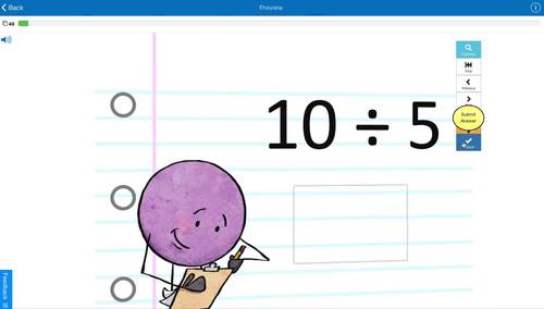 Division Fact Fluency Practice Digital Math Boom Cards by 3rd Grade Engaged