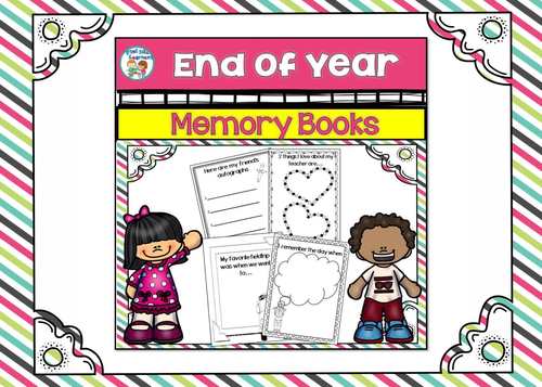 End of Year Memory Book K and 1 by Pint Size Learners | TpT
