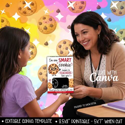 Smart Cookie Teacher Appreciation Gift Card Holder, End of School Year ...