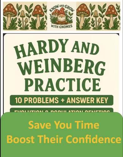 Hardy-Weinberg Practice Problems & Answer Key | AP Biology Evolution