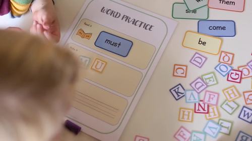 Sight Word Builder 201-300 Flashcards High Frequency Words Read Build Write