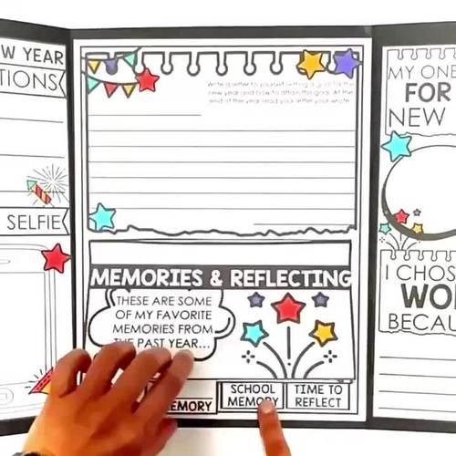 New Years 2024 Activities Writing Prompts Resolutions Goal Setting ...