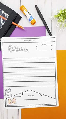 October/Halloween Pennant, Poster, Calendar Craft Gr. 1, 2, 3 | TPT