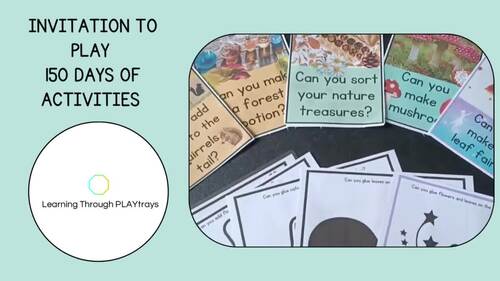 Autumn Leaf Crafts : 25 Reggio Nature Inspired Play Invitations for Fall