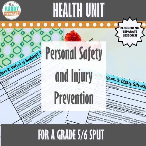 Grade 5 6 Blended Ontario Health Unit: Personal Safety and Injury ...