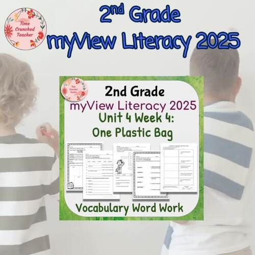 2nd Grade My View Literacy 2025 4.4 One Plastic Bag VOCAB WORK | TPT