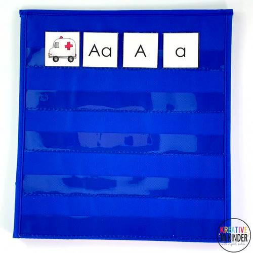 Beginning Sounds Pocket Chart Activities Literacy Center Phonics Alphabet