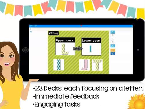 Alphabet Digital Boom Cards for Distance Learning | TPT