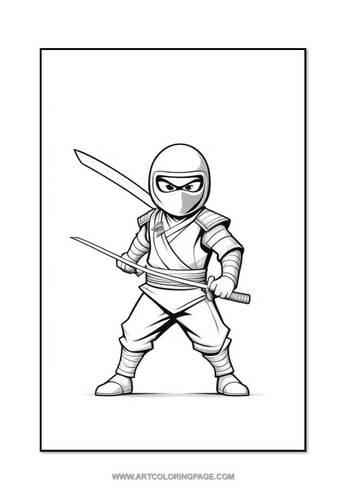 Explore the Fun with Ninja Bunny Coloring Activity Vol 4! by Art ...