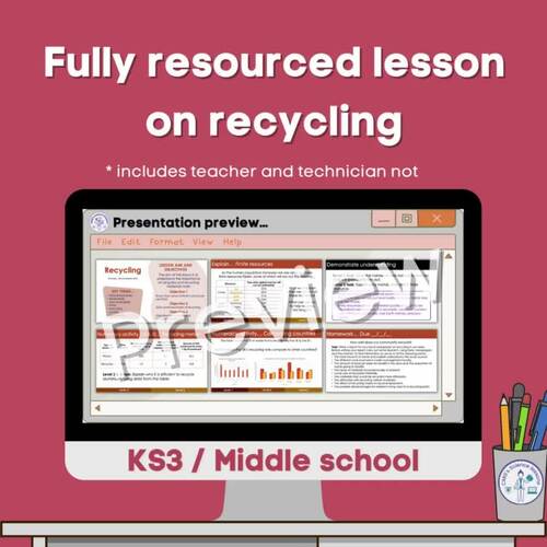 Recycling by CMGs Science lessons | TPT