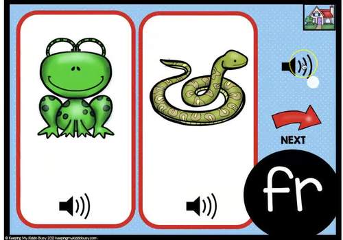 Consonant Blends Boom Cards - Kindergarten and First Grade Phonics Digital