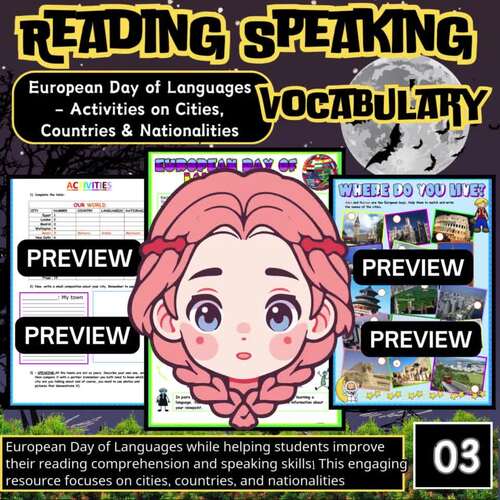 European Day of Languages – Reading & Speaking Activities on Cities ...