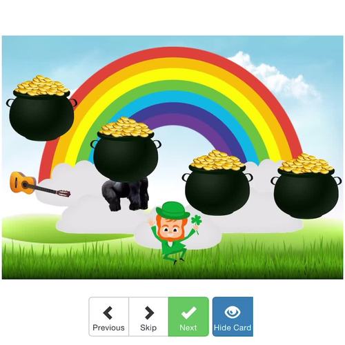 Initial G Sound St. Patrick's Day Game Articulation BOOM CARDS™ by Bri-SLP