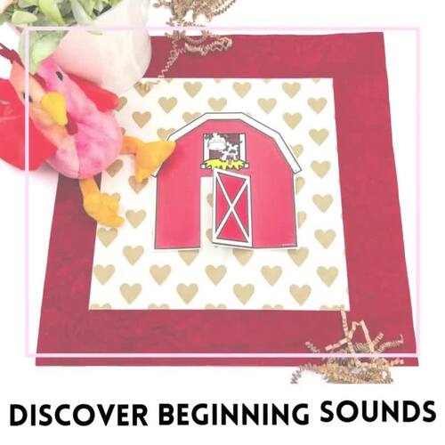 Farm Beginning Sounds Activity - Farm Animals Activities - Literacy Center