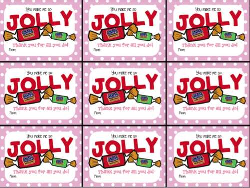 Teacher (Staff) Appreciation Sweets Treat Tags BUNDLE 2- M&M's, Oreo ...