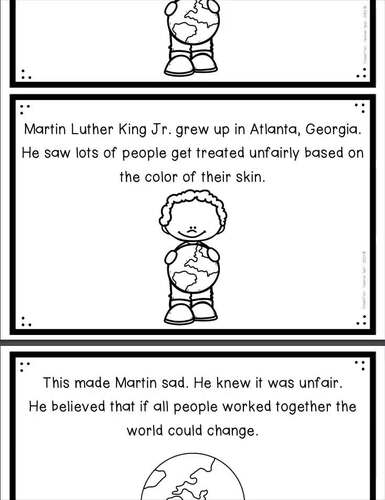 Martin Luther King Jr. - Black History - Emergent Reader | TPT