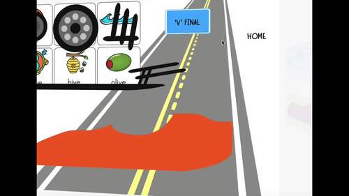 Articulation and speech sound BUILD-A-RACING CAR Boom Cards™ BUNDLE