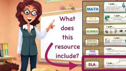 Alberta New Curriculum | Kindergarten I CAN STATEMENTS for ELA Learning ...