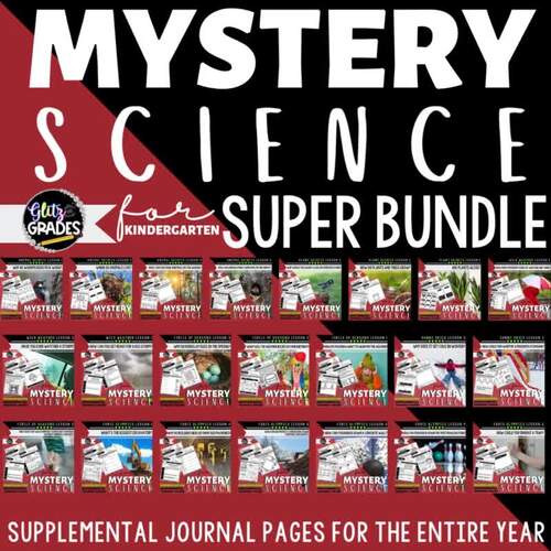 Mystery Science Kindergarten SUPER BUNDLE SUPPLEMENTAL Journal Pages ...