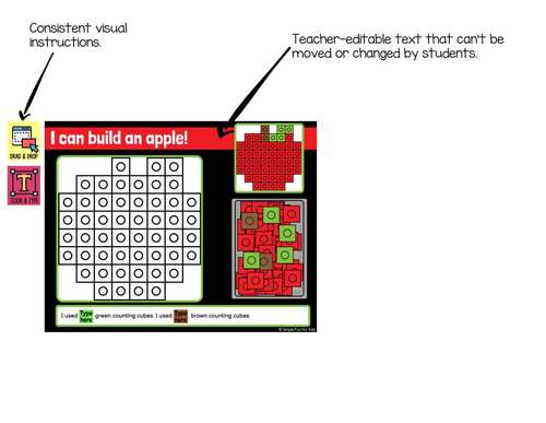 Digital Counting Cubes Fall Build & Count Challenge Google Slides