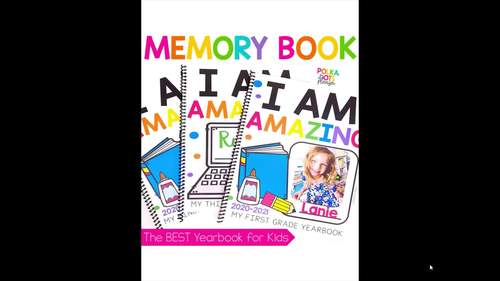 End of the Year Memory Book | End of Year Yearbook | Print & Digital