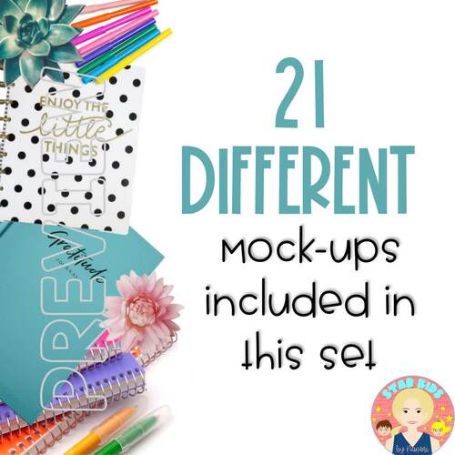 Mock Ups for Teachers and Teacherpreneurs | Clipart | Set 1 | TPT